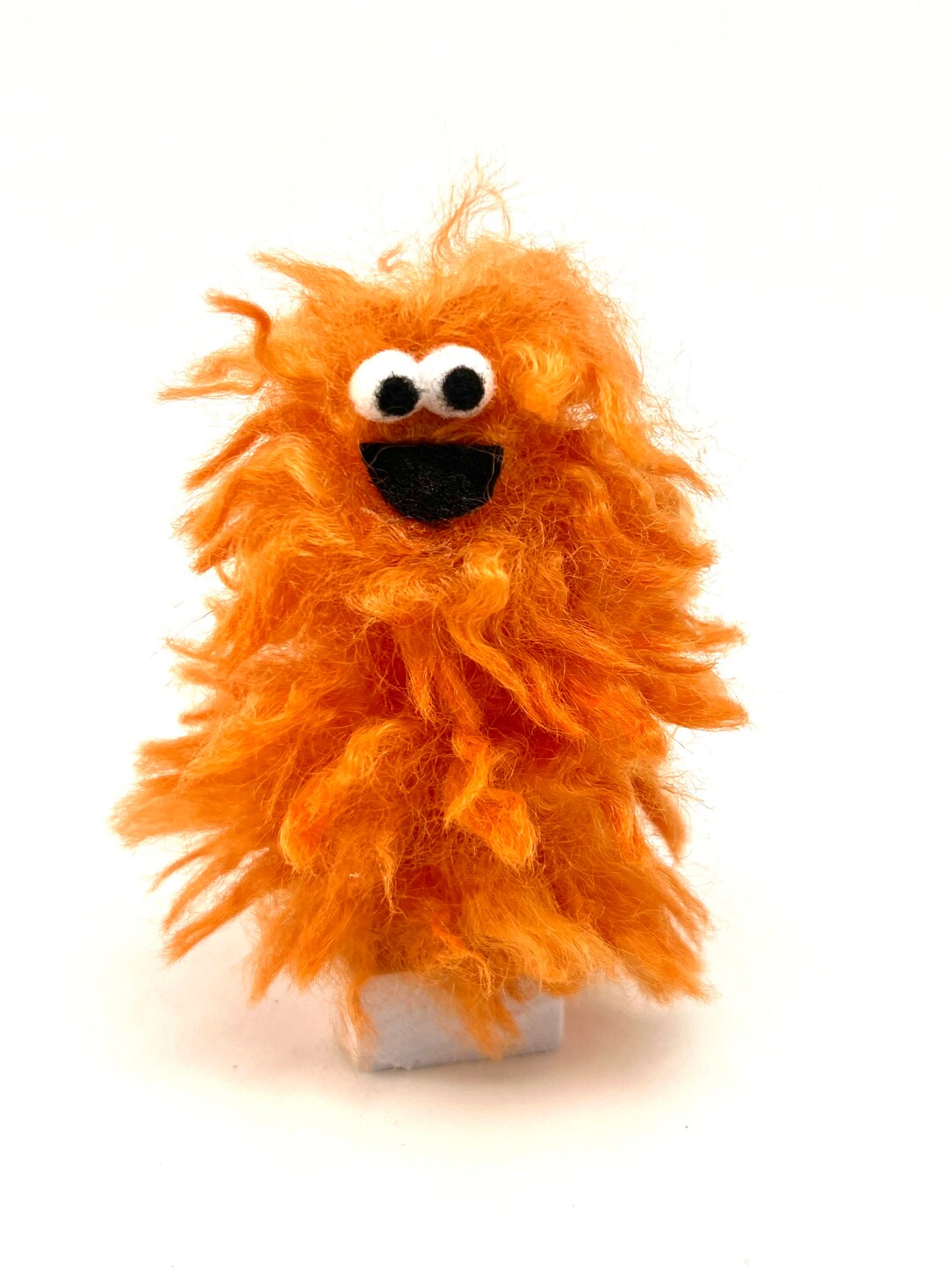 Lil Beasties Orange Faux Fur Monster Finger Puppets by Caedarbrook Art ...