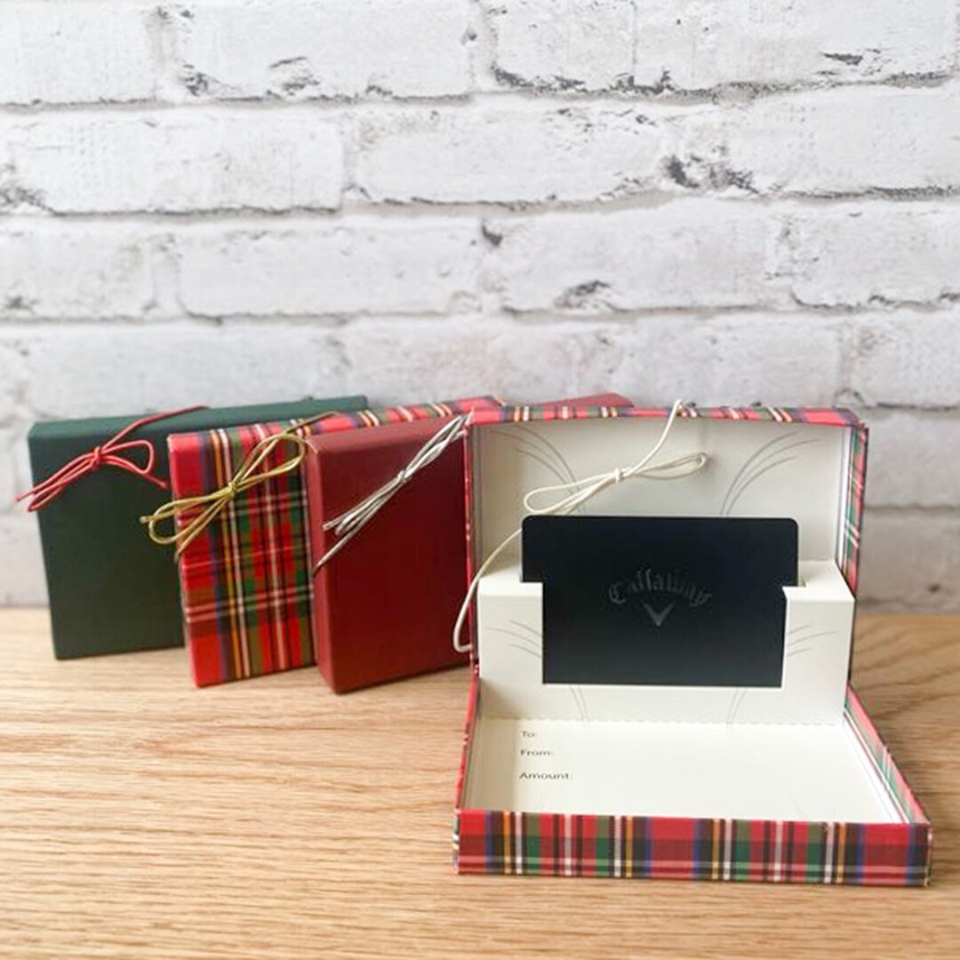 Gift Card Box Holders - Mad Plaid Popup Insert - 4 Pack - Etsy
