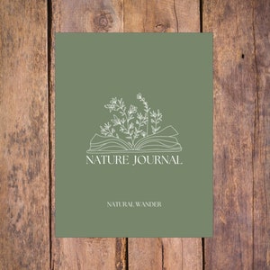 Nature Journal, Printable, Instant Download, Get Outside, Forest ...