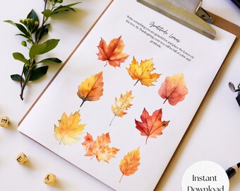 30 Days of Thanksgiving Printable Card Set: Full Bible Verse Version ...