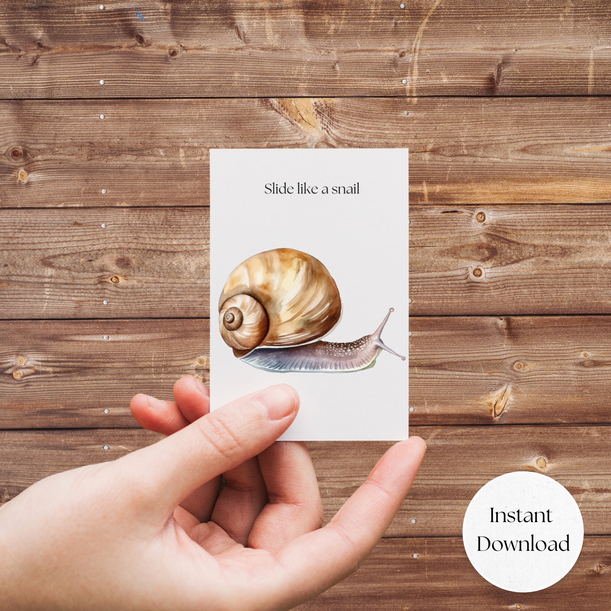 Movement Cards, 20 Printable, Instant Download, Winter Game, Nature ...