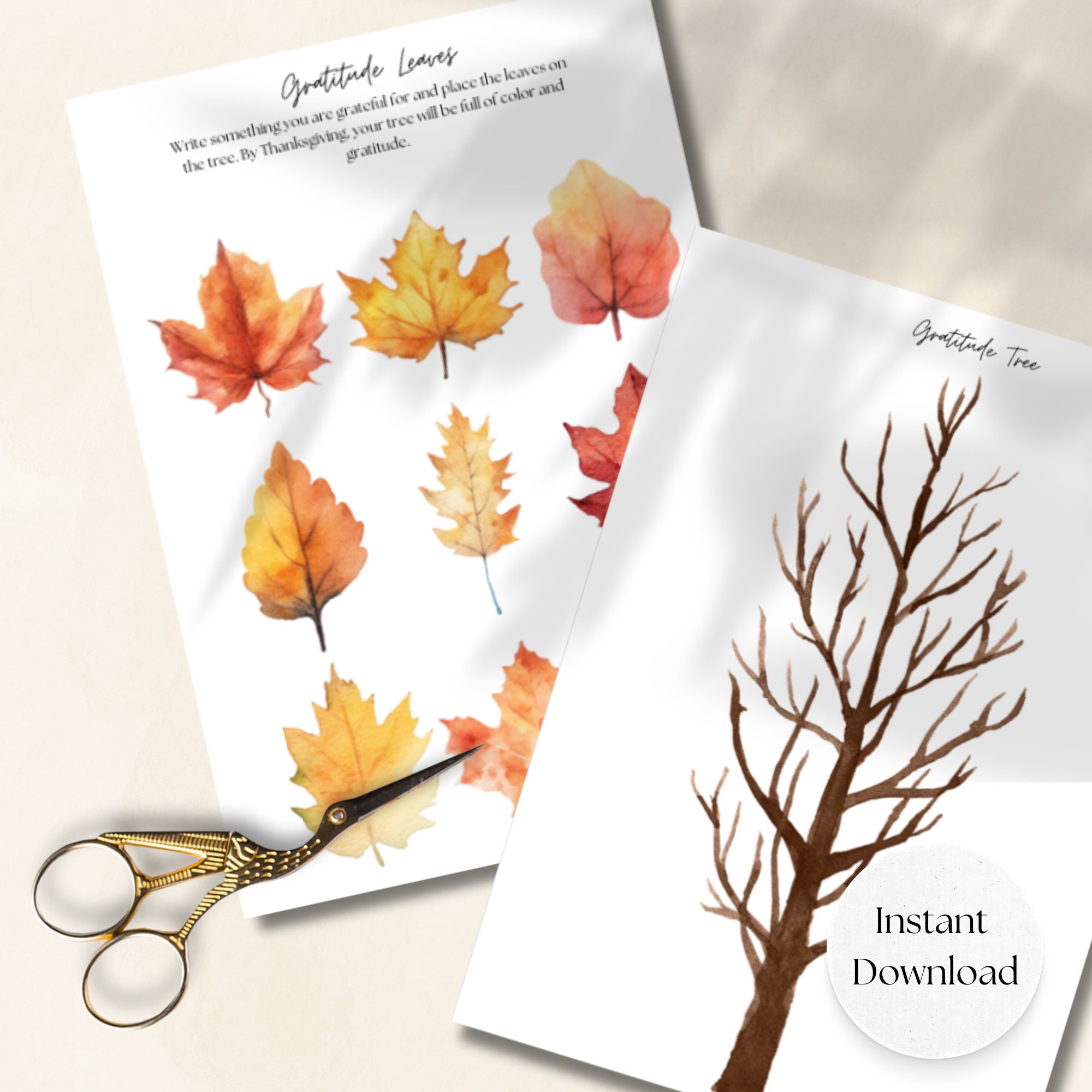 30 Days of Thanksgiving, Printable Digital Download, Family Gratitude ...