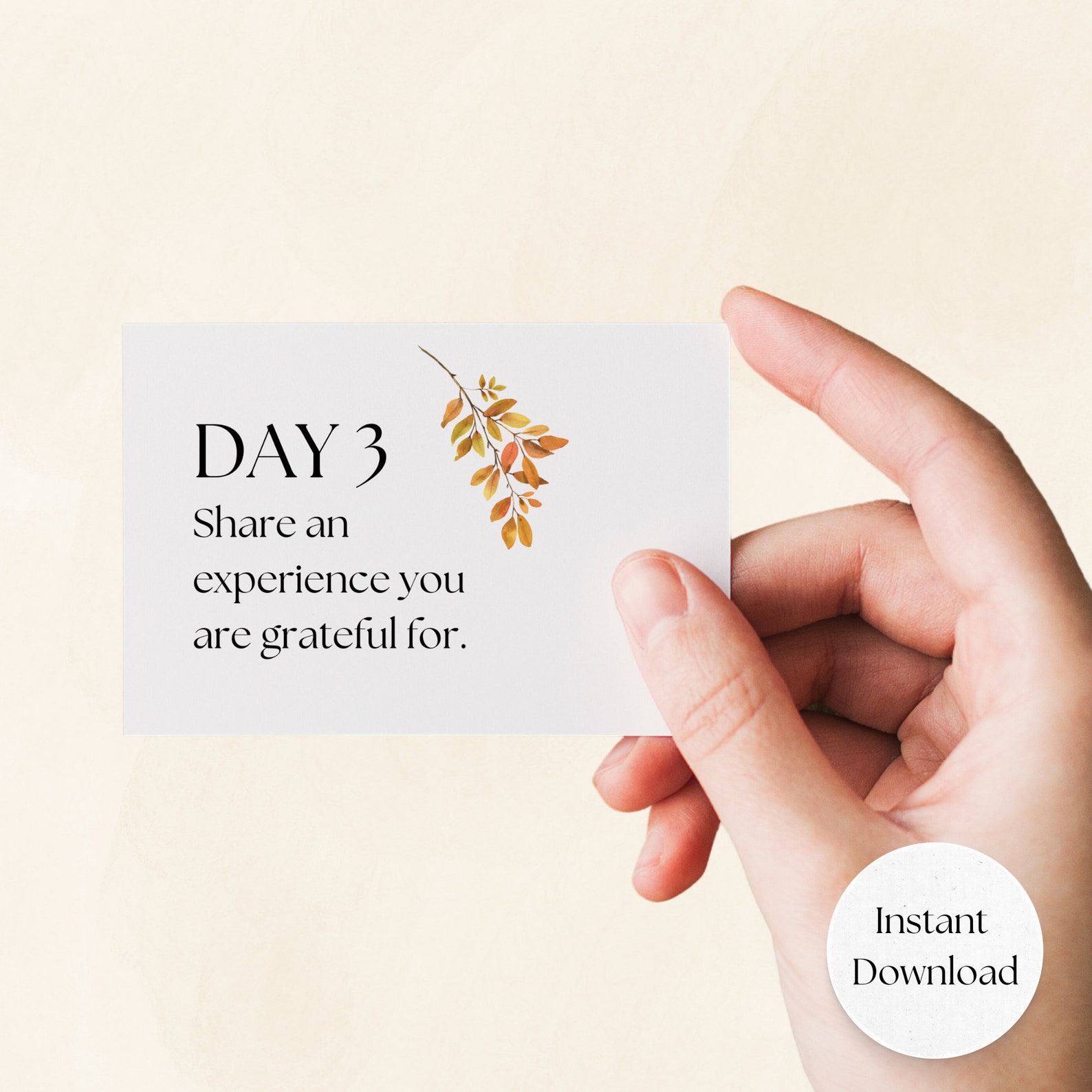30 Days of Thanksgiving, Printable Digital Download, Family Gratitude ...
