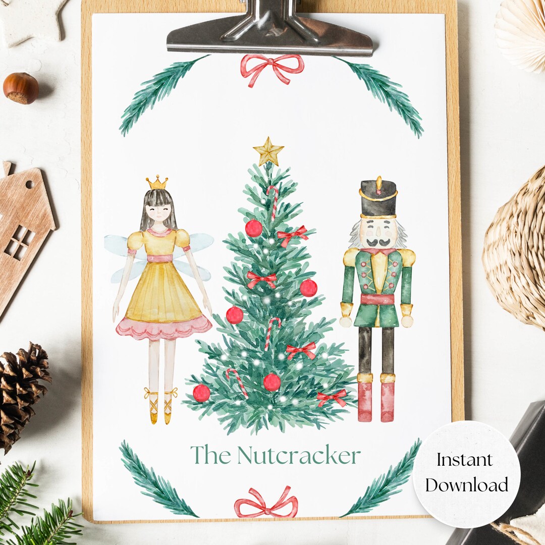 Nutcracker Bundle Nutcracker Ballet Paper Dolls Stage Set - Etsy