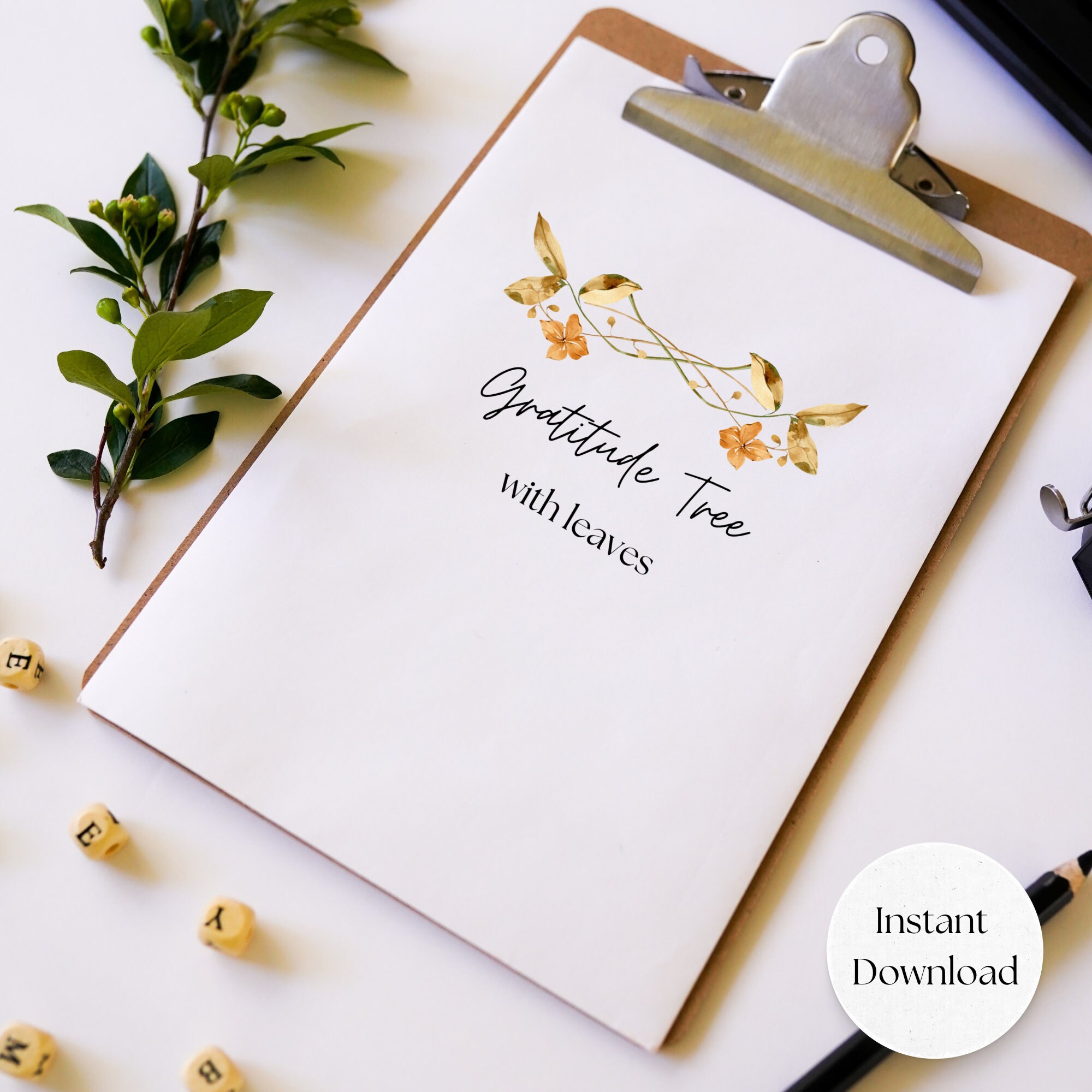 30 Days of Thanksgiving, Printable Digital Download, Family Gratitude ...