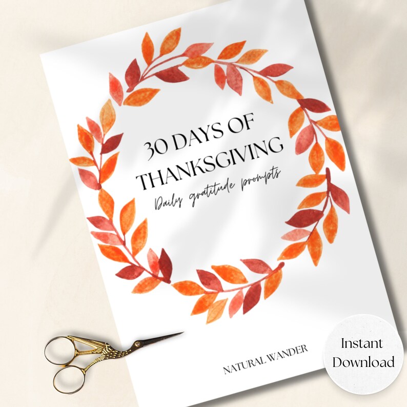 Thanksgiving Thankful Tree, Gratitude Practice, Family Game (printable ...