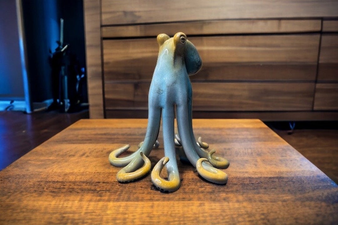 Ceramic Octopus Handmade Fits With Any Ocean and Beach Theme Decor ...