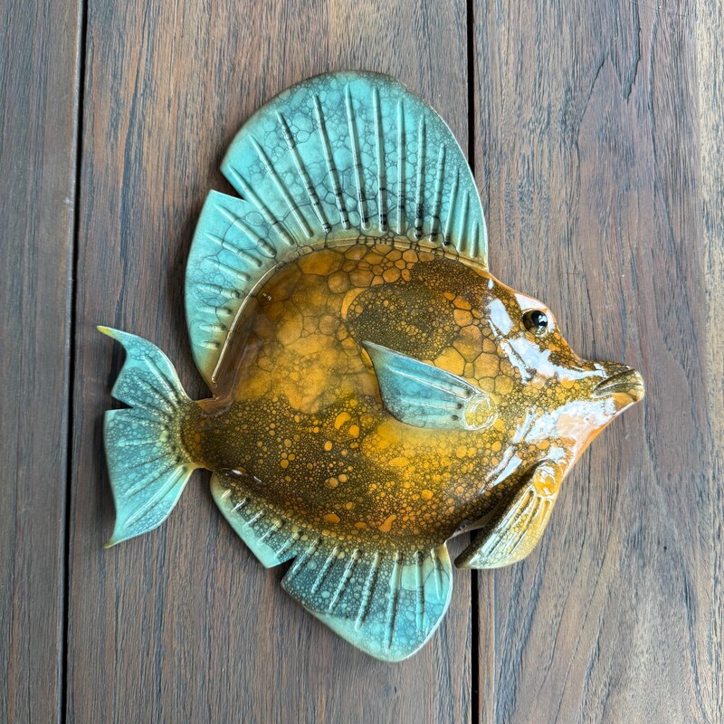 Clay Fish Sculpture - Etsy