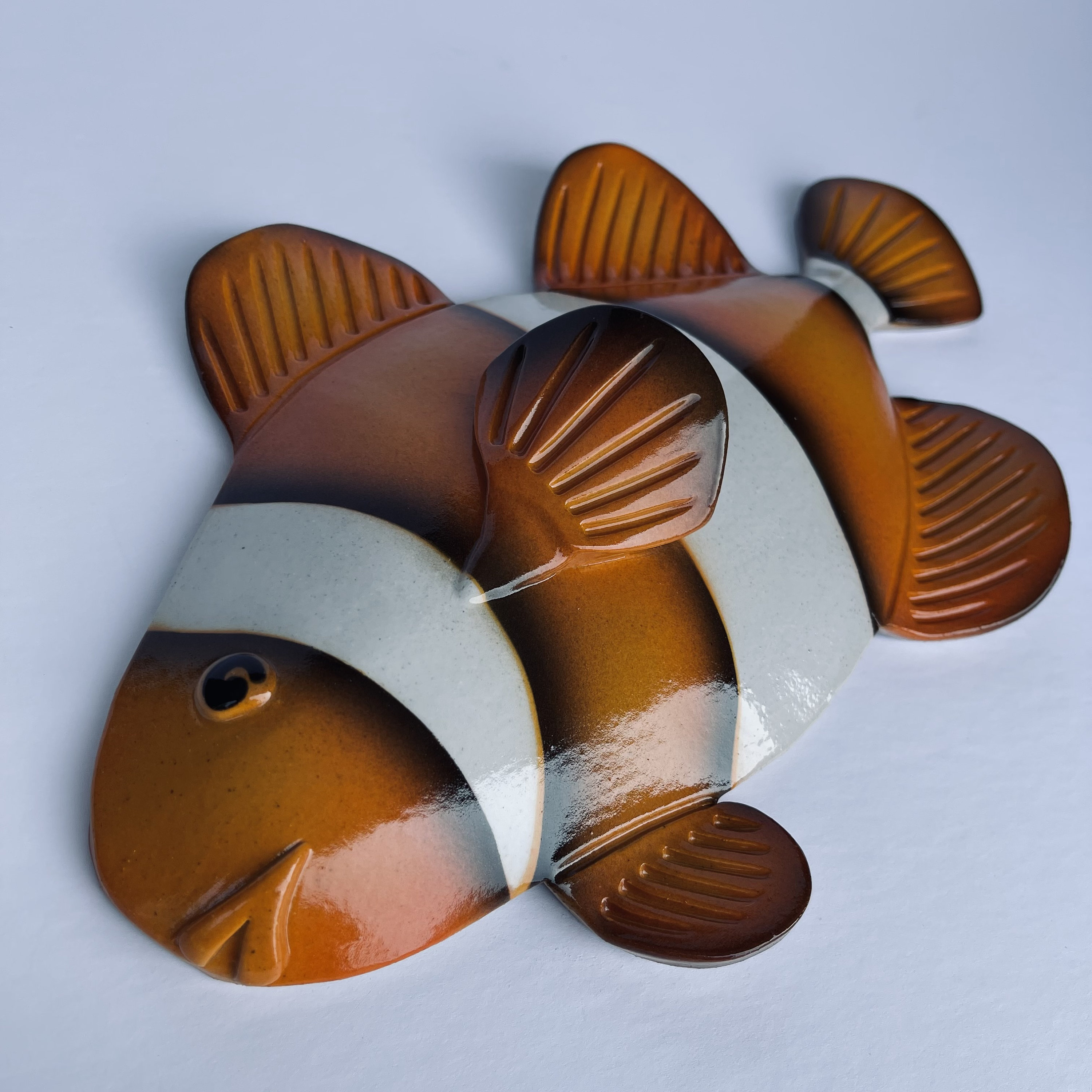 Clownfish Ceramic Wall Art - Etsy