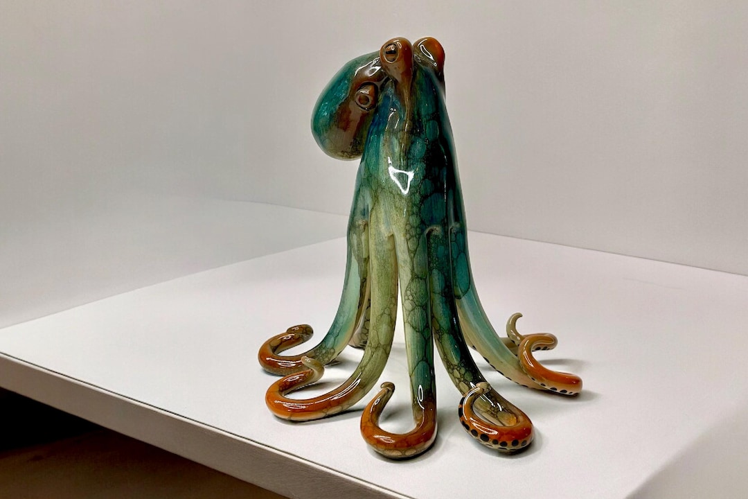 Ceramic Octopus Handmade Fits Any Ocean and Beach Theme Decor Small ...