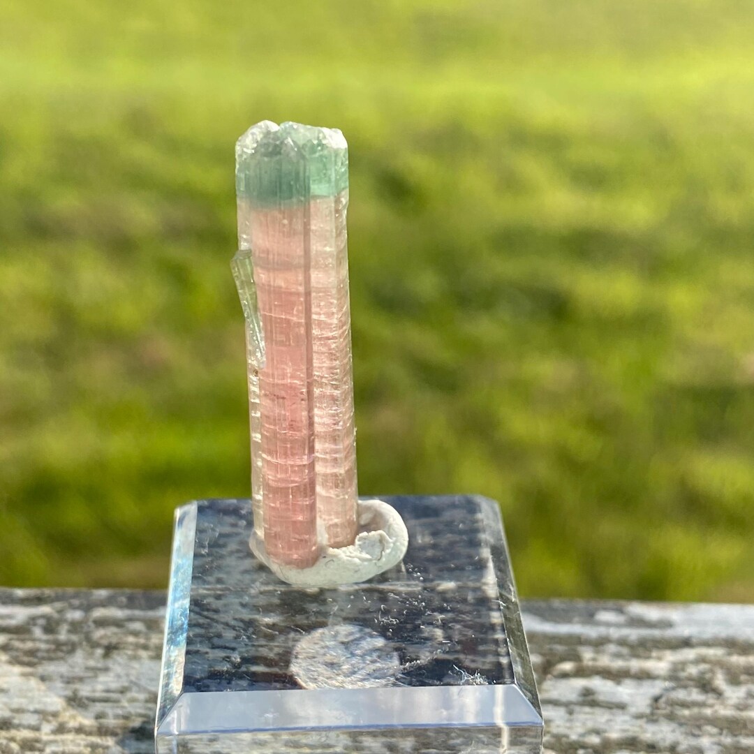 Pink Tourmaline With Blue Tip Afghanistan 17 Carats Approx - Etsy