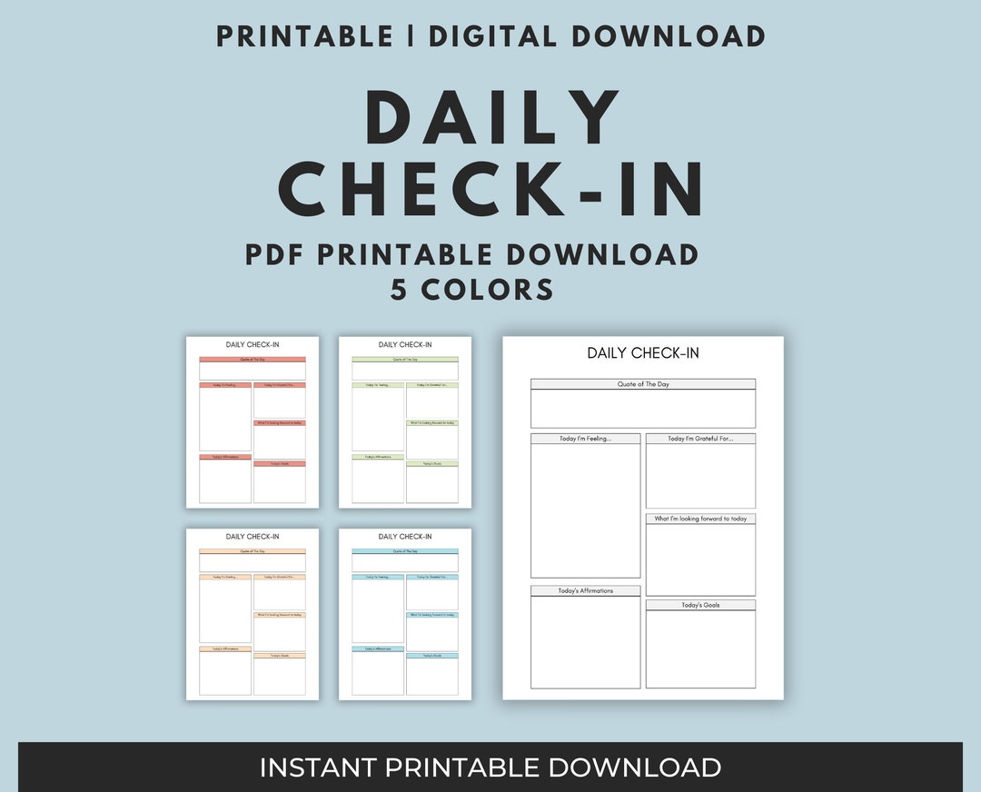 Daily Check-in for Kids and Students: Quote, Gratitude, Affirmations ...