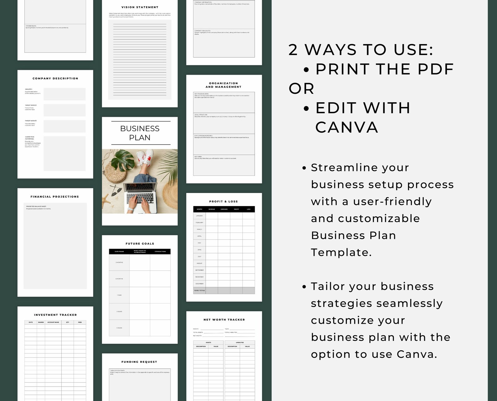 Business Launchpad: A Comprehensive Business Plan Template for Small ...