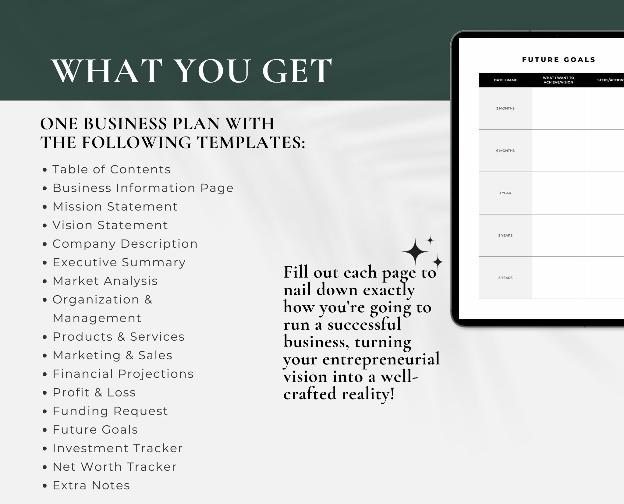 Business Launchpad: A Comprehensive Business Plan Template for Small ...