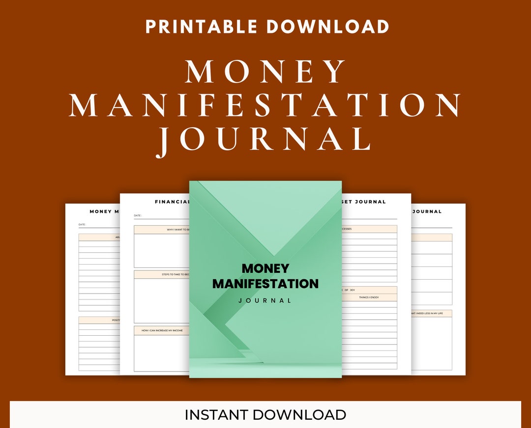 Money Mindset Journal - Finance Tracker & Budget Helper for Financial ...