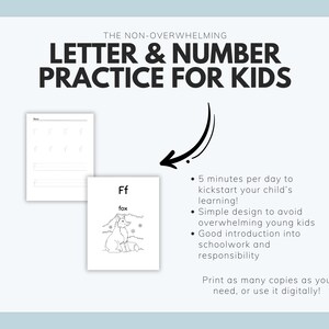 Letter Tracing PDF: Numbers & Coloring Pages for Creative Learning and ...