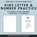 Letter Tracing PDF: Numbers & Coloring Pages for Creative Learning and ...