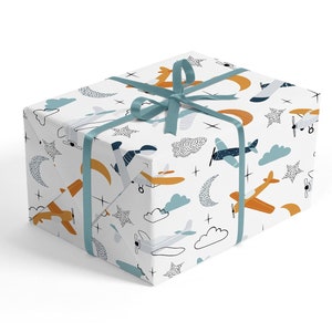 Airplane Wrapping Paper - Airplane Gift Wrap, Plane Wrapping Paper ...