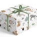 Safari Wrapping Paper - Baby Shower Wrapping Paper, Baby Wrapping Paper ...