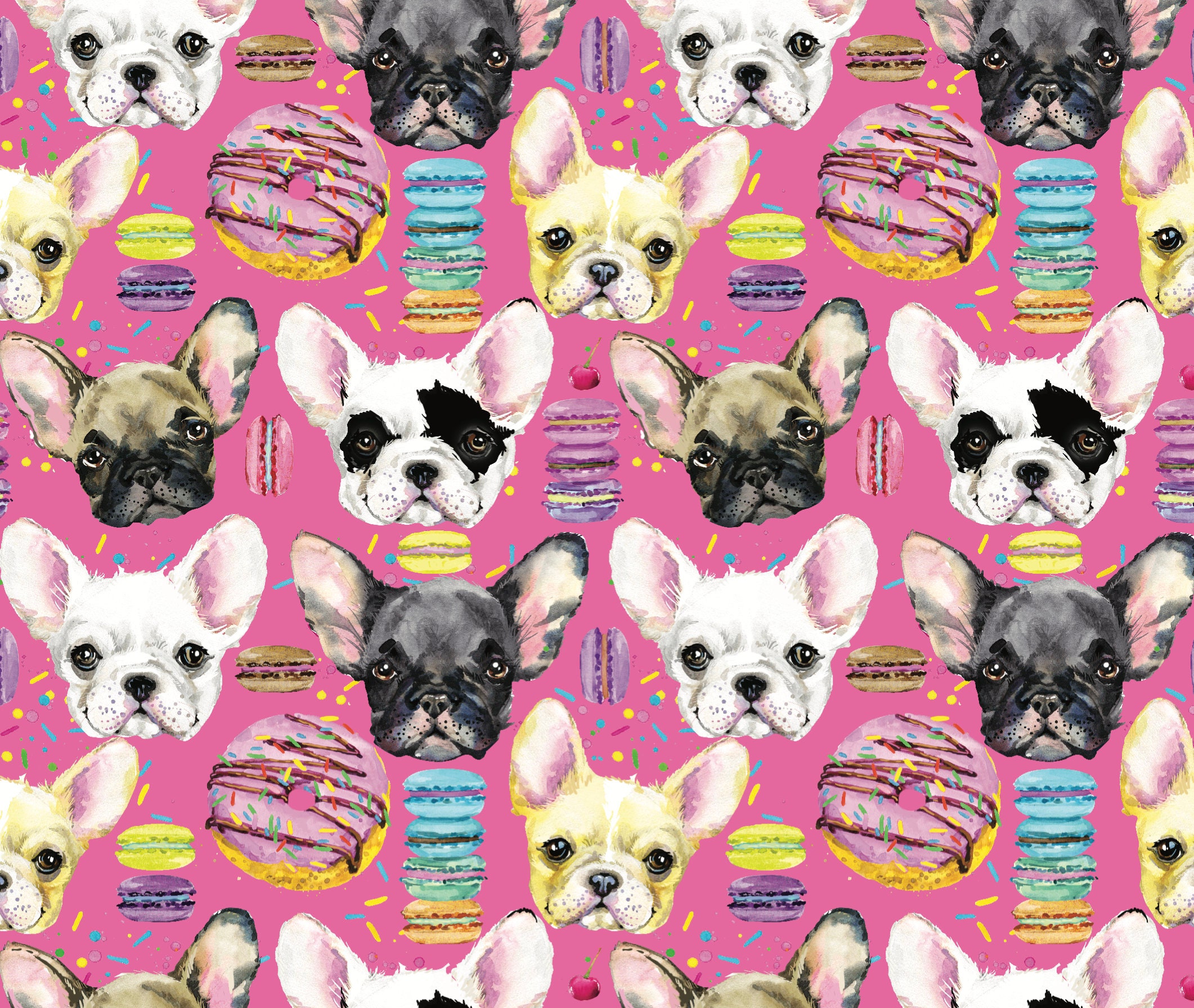 French Bulldog Wrapping Paper Frenchie Wrapping Paper - Etsy