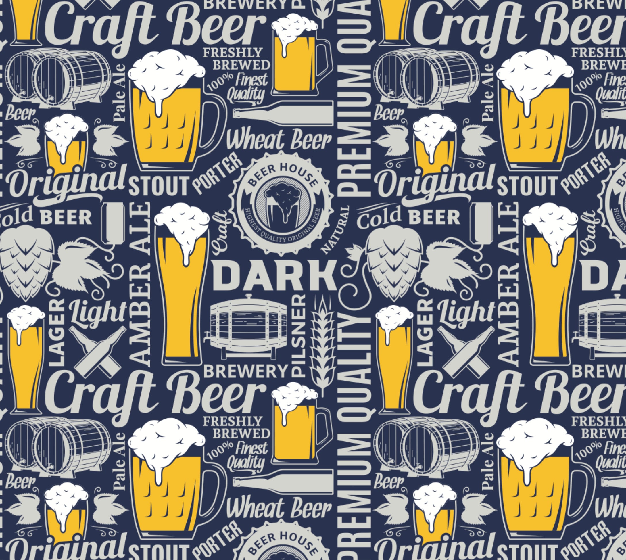 Beer Wrapping Paper Alcohol Wrapping Paper, 21st Birthday Wrapping ...