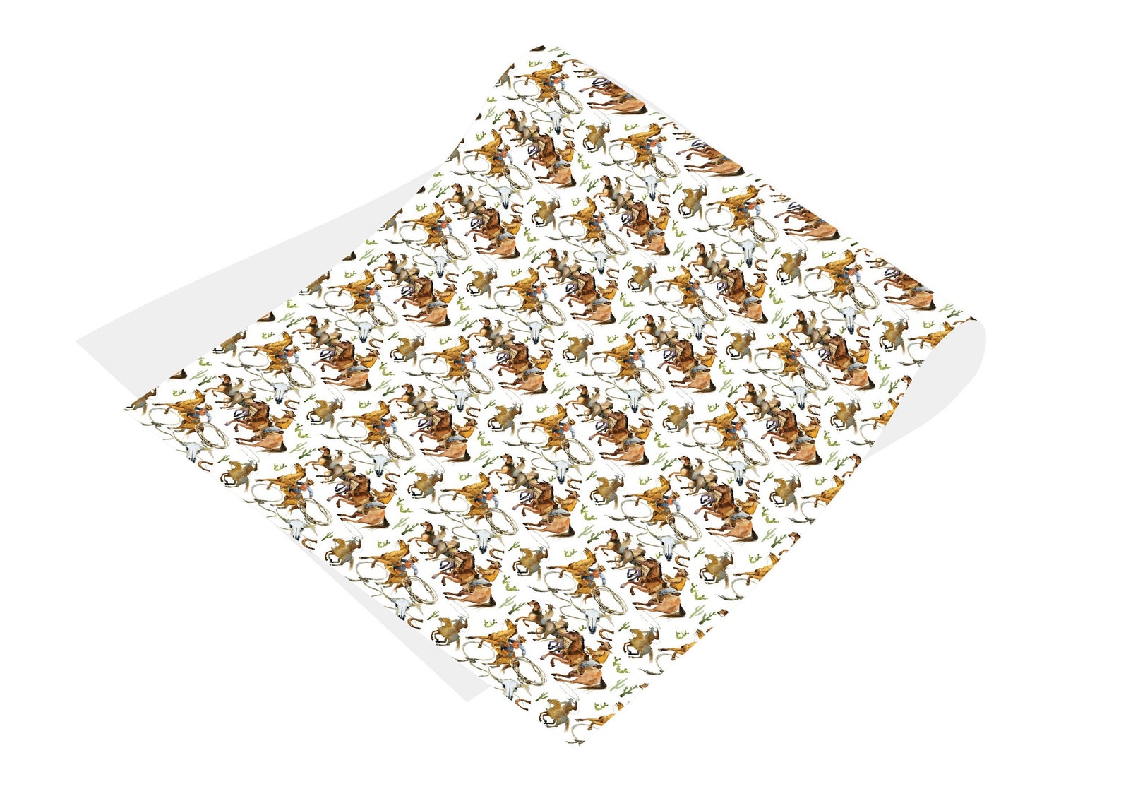 Cowboy Wrapping Paper Western Wrapping Paper Rodeo Wrapping - Etsy