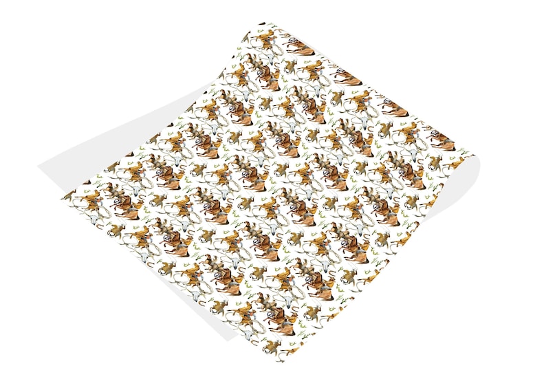 Cowboy Wrapping Paper Western Wrapping Paper Rodeo Wrapping - Etsy