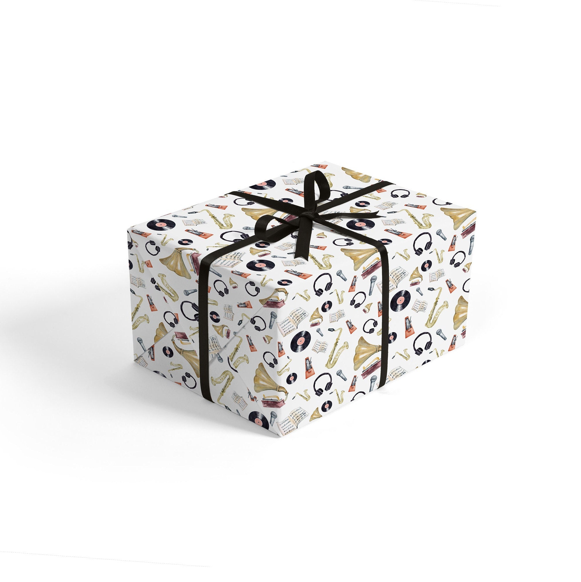 Music Gift Wrap Music Wrapping Paper Vintage Music Gift - Etsy