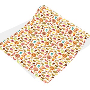 Junk Food Wrapping Paper - Pizza Wrapping Paper, Pizza Gifts, Funny ...