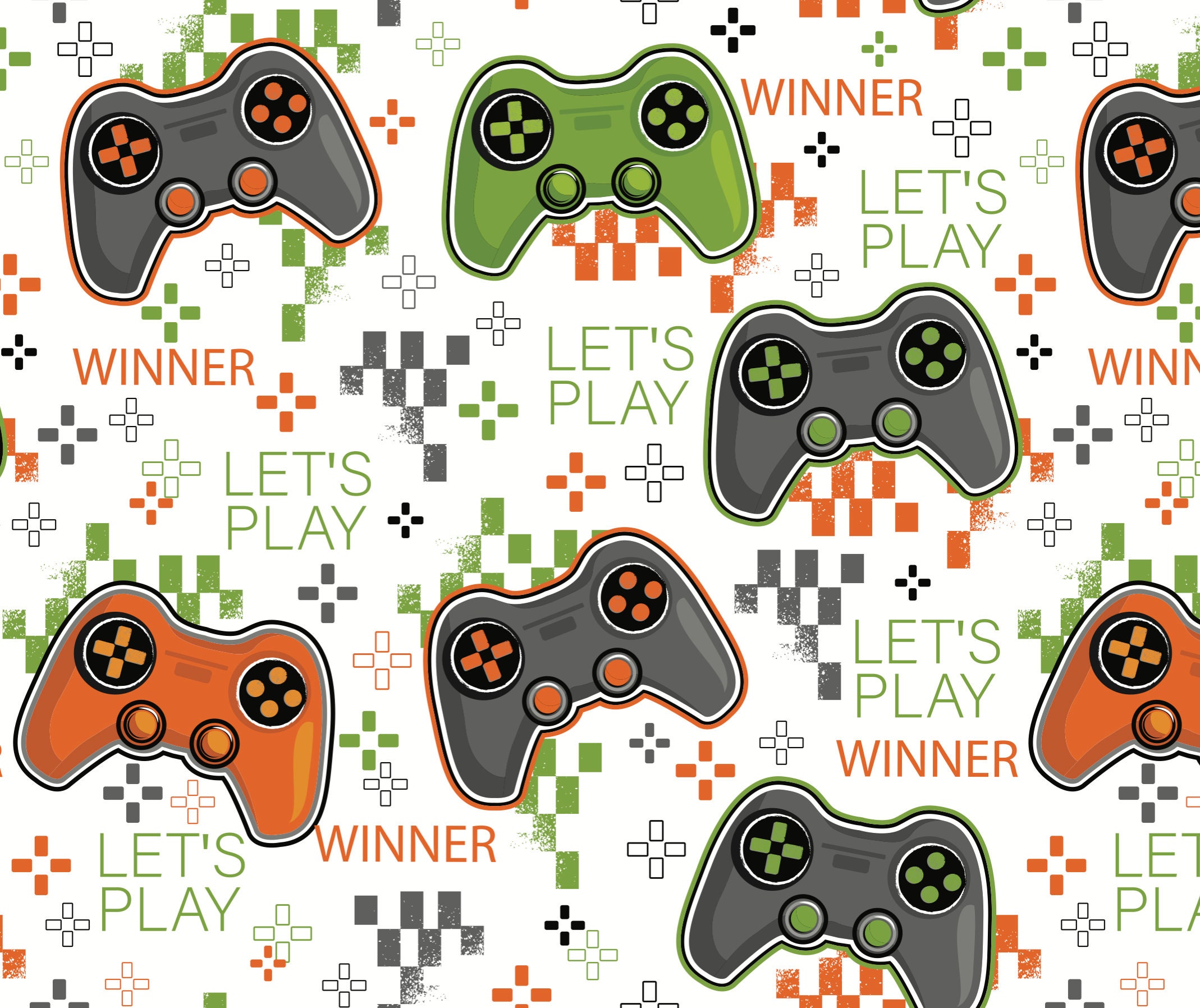 Gamer Wrapping Paper Video Game Wrapping Paper Birthday - Etsy