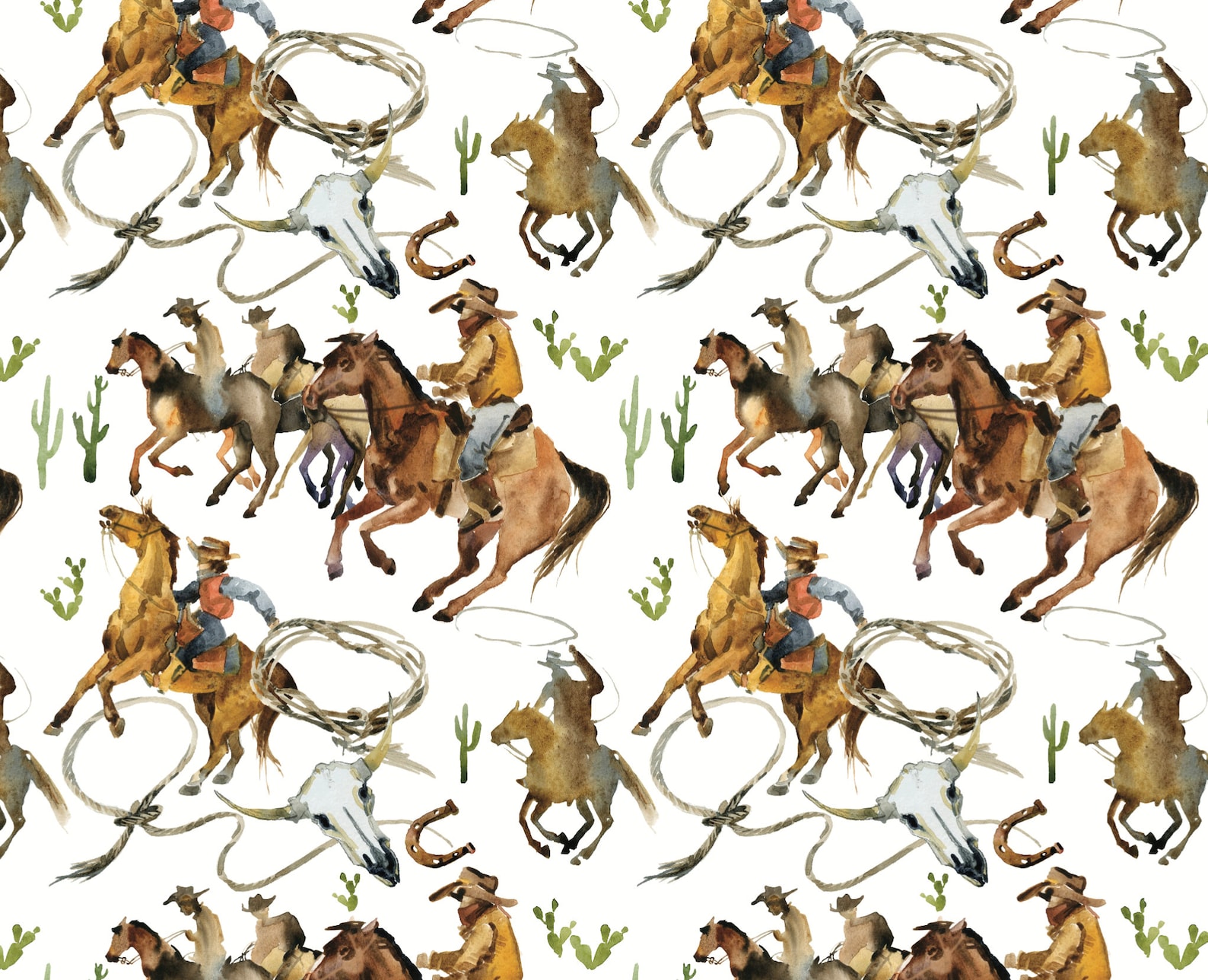 Cowboy Wrapping Paper Western Wrapping Paper Rodeo Wrapping - Etsy