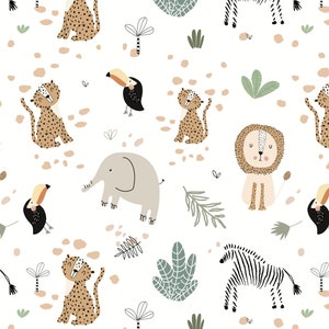 Safari Wrapping Paper - Baby Shower Wrapping Paper, Baby Wrapping Paper ...