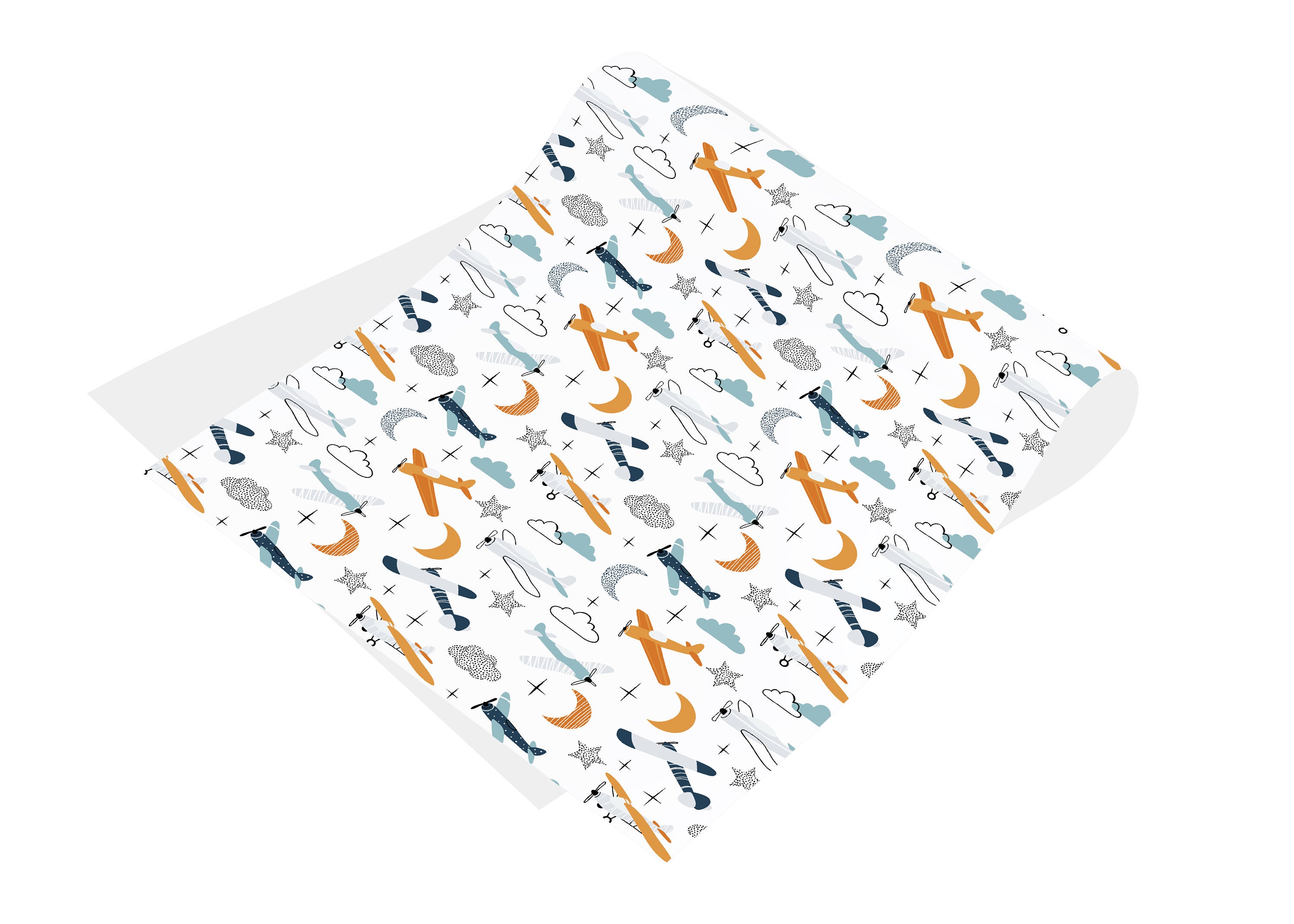 Airplane Wrapping Paper Airplane Gift Wrap Plane Wrapping - Etsy