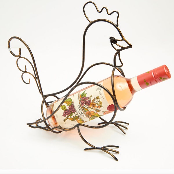Rooster Wine Glass - Etsy