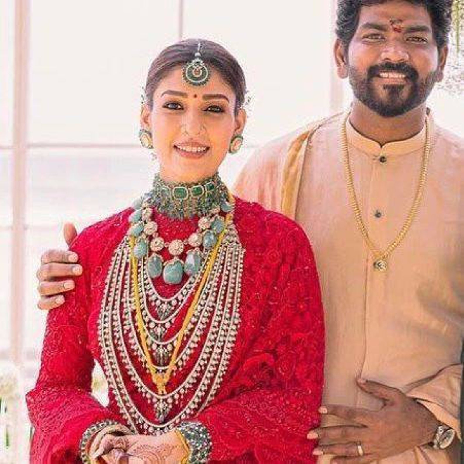Nayanthara Wedding Look Designer Saree - Etsy
