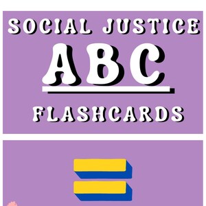 ABC Flash Cards: Social Justice Issues, ABC Learning Flashcards ...