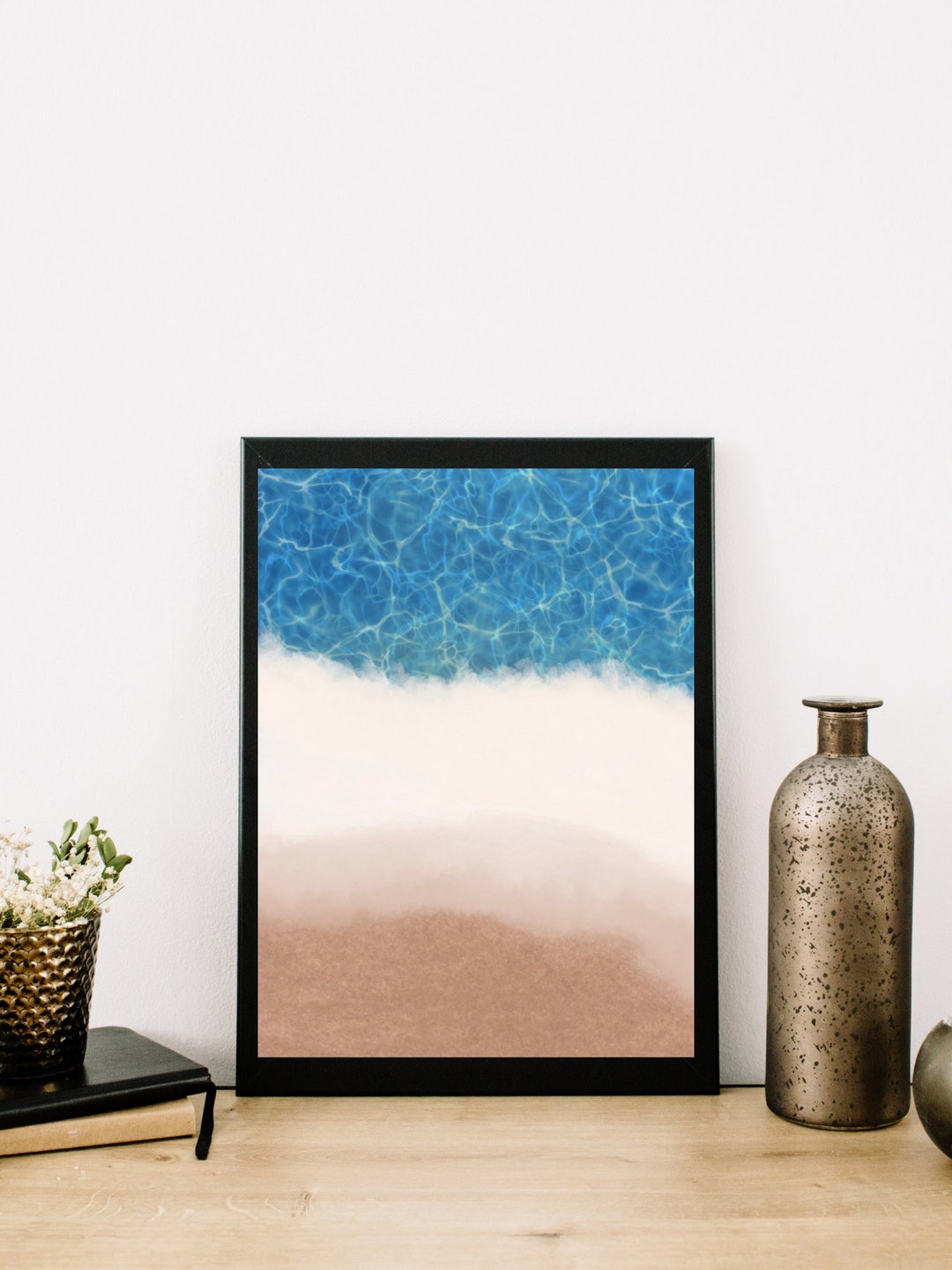 Beach Landscape Poster Decor, Printable Wall Art, Home Wall Art Decor ...