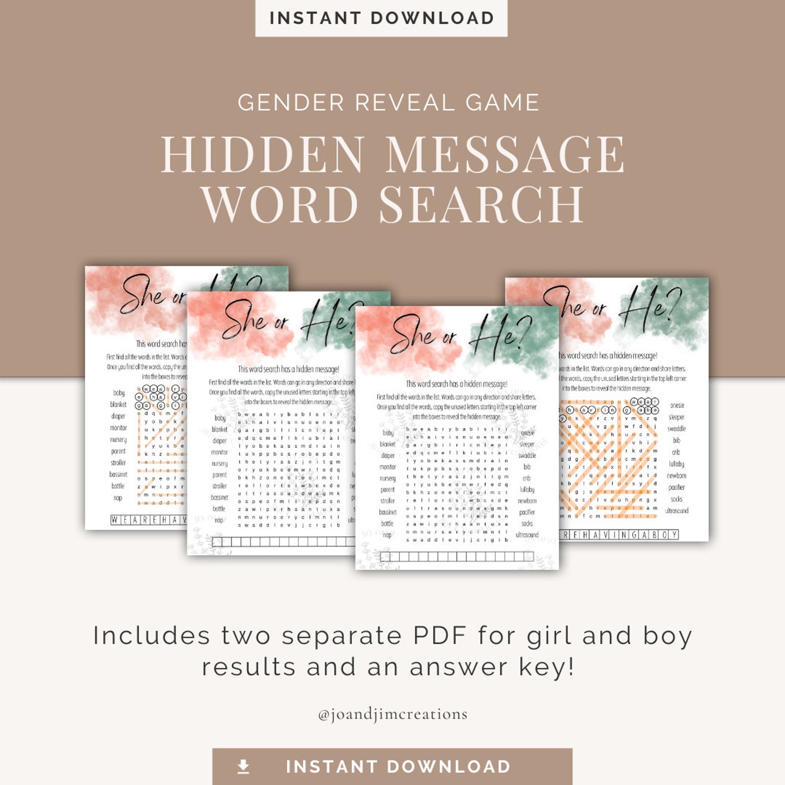 Guess the Gender Reveal Ideas Gender Reveal Party He or She Fun ...