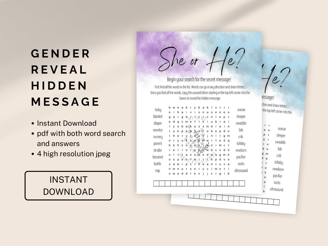 Guess the Gender Reveal Ideas Gender Reveal Party He or She Fun ...