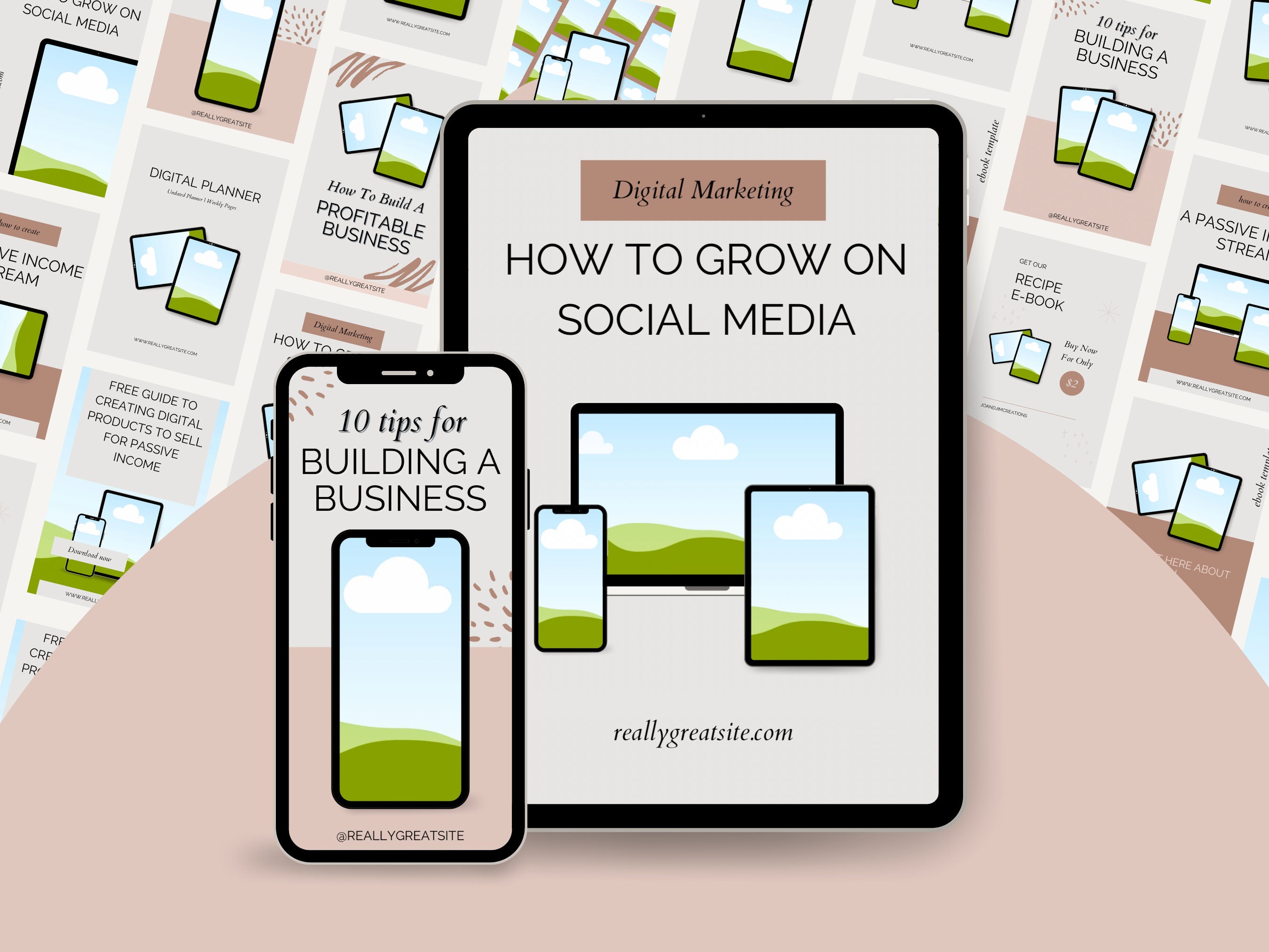 Pinterest Pin Templates Bundle for Canva Pin Template for Social Media ...
