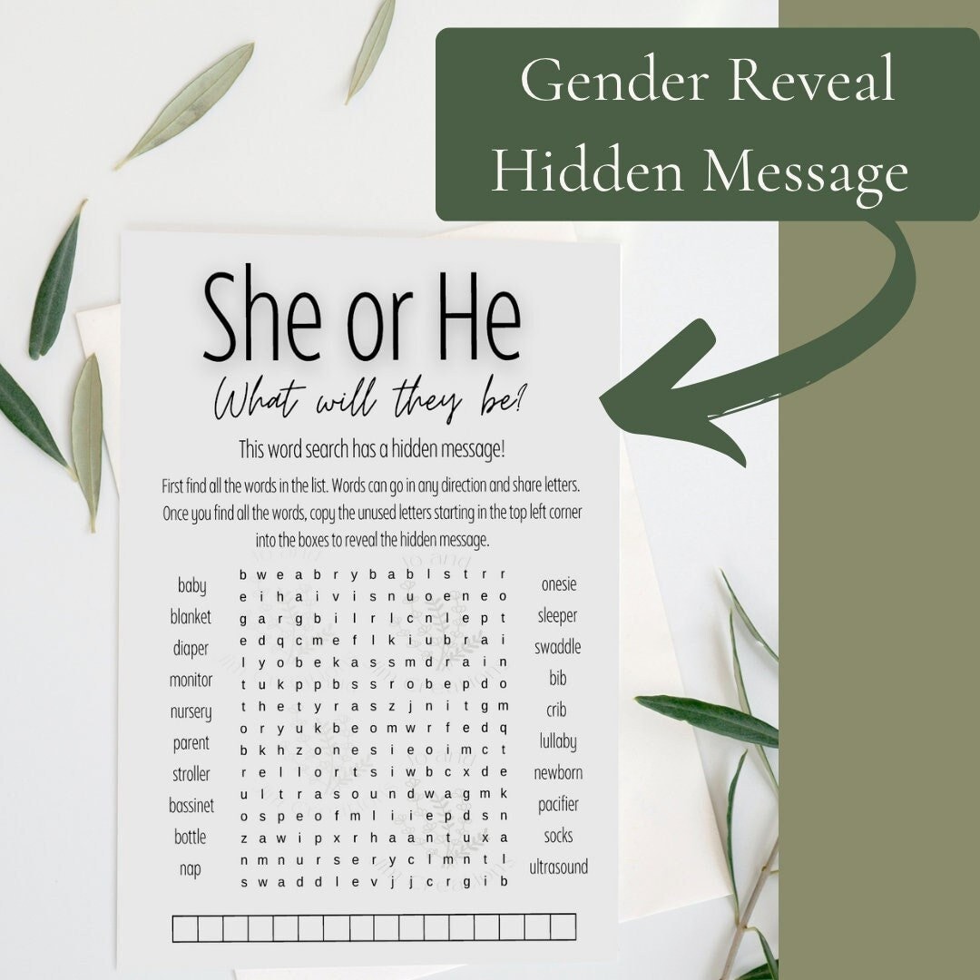 Guess the Gender Reveal Ideas Gender Reveal Party He or She Fun ...