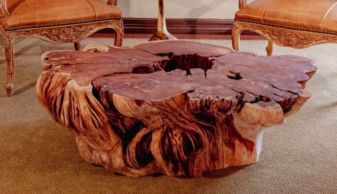 Eastern Red Cedar Burl Coffee Table - Etsy Canada
