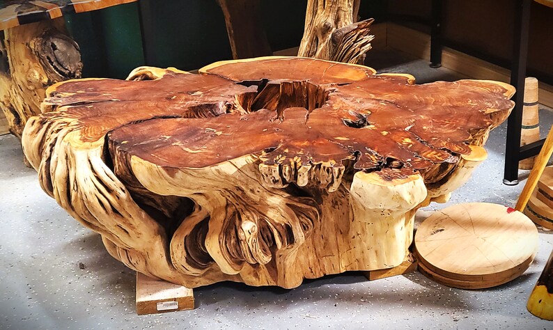 Eastern Red Cedar Burl Coffee Table - Etsy