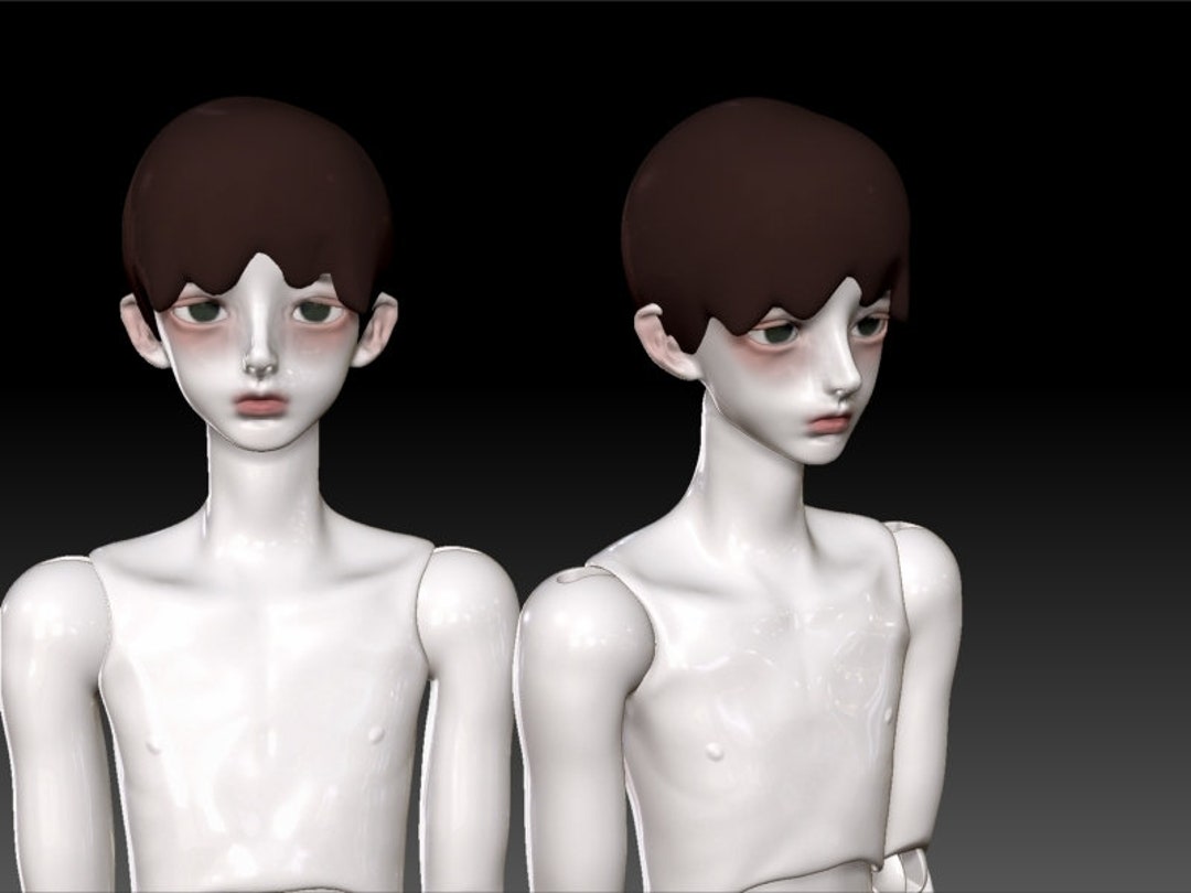 Bjd Head #4 Ball Jointed Doll Boy Male Kris Archive 3d Stl for Print3d ...