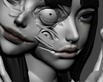 BJD Doll Stl 3D Model for Printing Ball Jointed Art Doll 40cm - Etsy ...