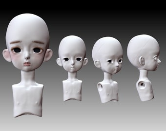 3d Model BJD STL Ball Jointed Doll Janne - Etsy