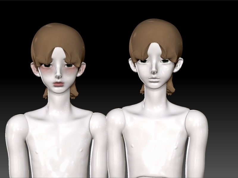 Bjd Head Ball Jointed Doll Boy Male Kris Archive 3d Stl for Print3d #2 ...