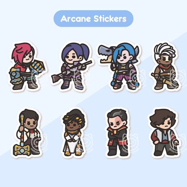 Arcane Stickers - Etsy