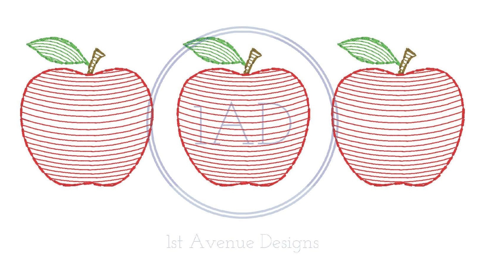 School Apple Border