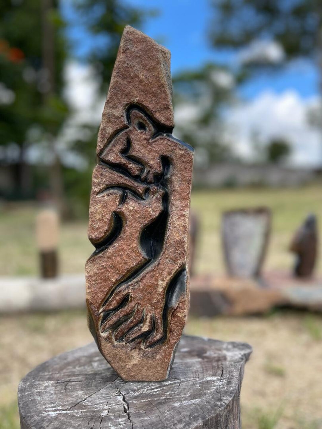 Lovers Abstract Sculpture, Shona Sculpture, Stone Sculpture, Handcarved ...